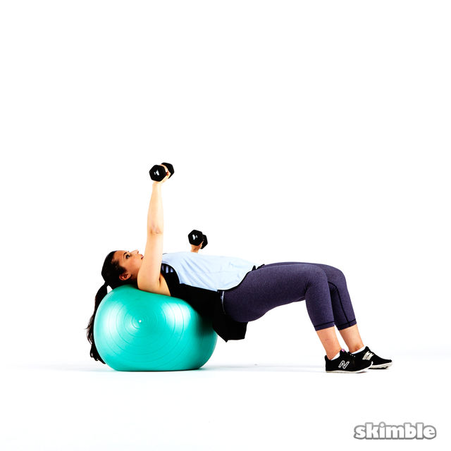 Ball Alternating Press - Exercise How-to - Skimble