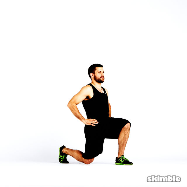 Estocadas en sentido horario - Ejercicio Cómo hacerlo - Skimble