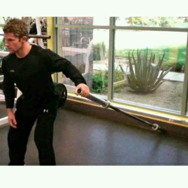 Landmine Rear Lateral Raise - left side by Andrei N. - Exercise How-to ...