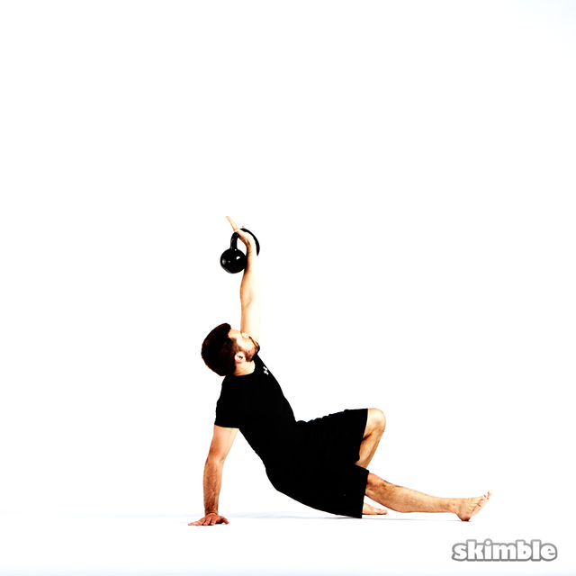 Left Turkish Get-ups - Exercise How-to | Workout Trainer by Skimble.com
