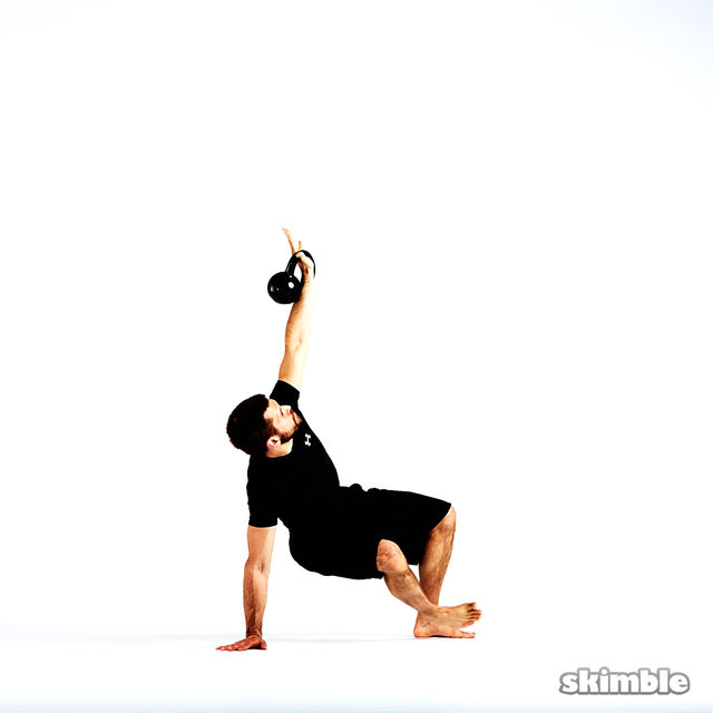Left Turkish Get-ups - Exercise How-to | Workout Trainer by Skimble.com