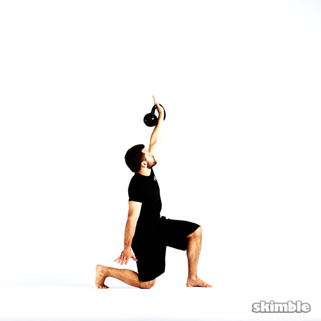 Left Turkish Get-ups - Exercise How-to | Workout Trainer by Skimble.com