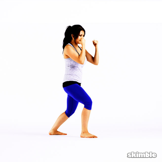 Left Upper Cuts - Exercise How-to - Skimble Workout Trainer