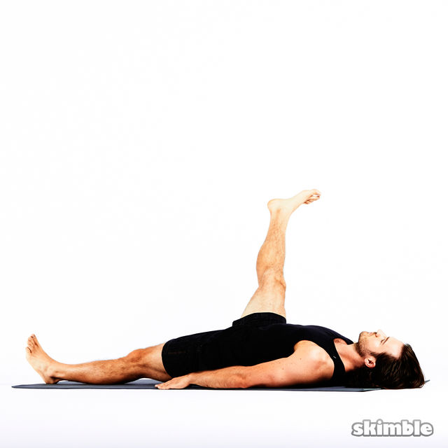 Right Leg Circles - Exercise How-to - Workout Trainer by Skimble