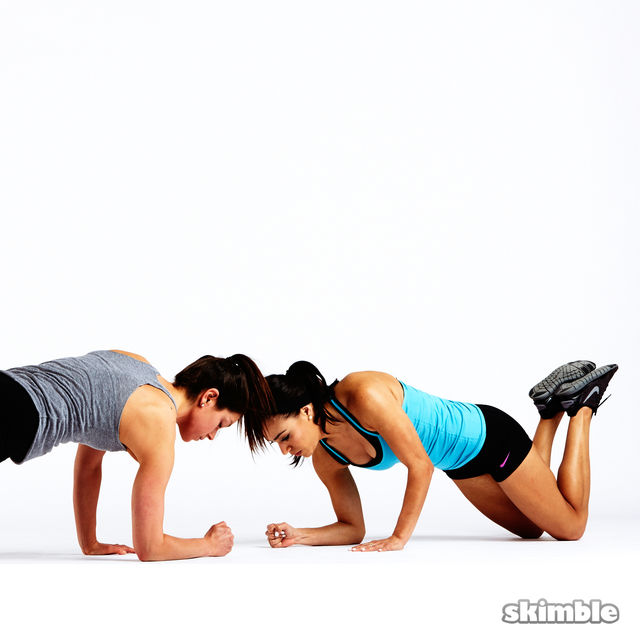 Up Down High Fives - 锻炼方法 - Skimble Workout Trainer