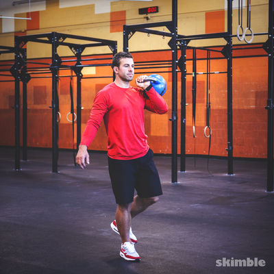 Dumbbell Uppercut Punches - Exercise How-to - Workout Trainer by Skimble