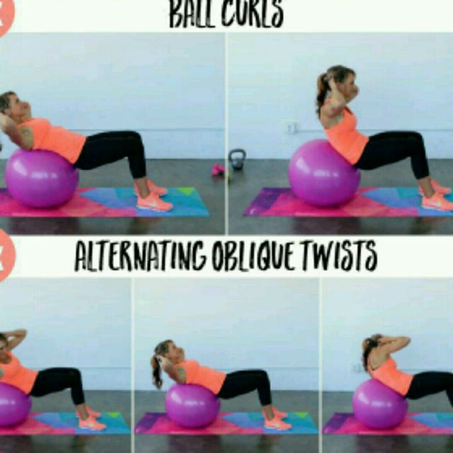 Body Ball Workout - Exercise How-to - Workout Trainer by Skimble