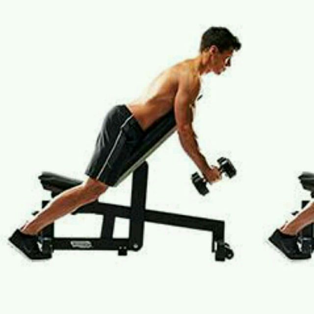 Incline Dumbbell Row by Gerrand Crosby - Exercise How-to - Skimble