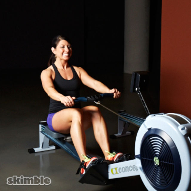 Quick 15 Minute Rowing Session - Free Full Body Workout by Madeline M ...