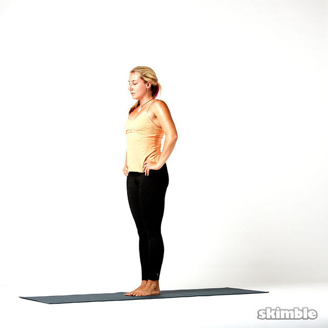 Brazo de águila hacia split monopodal derecho - Ejercicio Cómo hacerlo ...