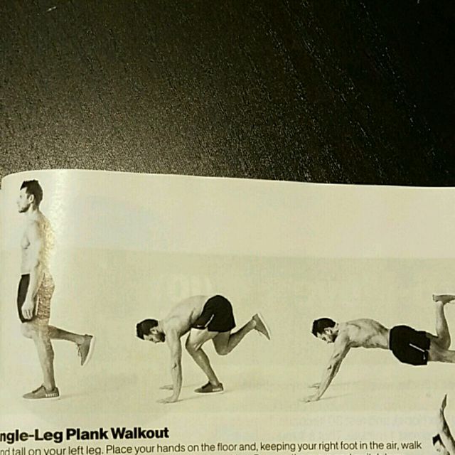 Single Leg Plank Walkout by Alex Antrim - Exercise How-to - Skimble