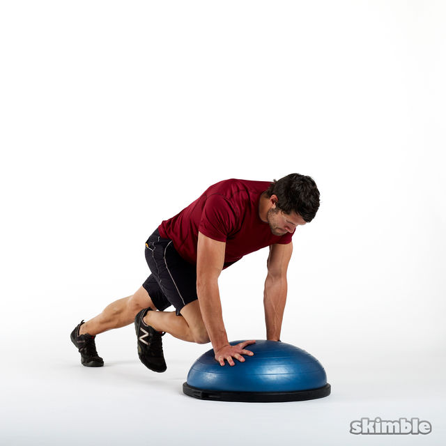 BOSU Mountain Climbers - Exercise How-to - Workout Trainer by Skimble
