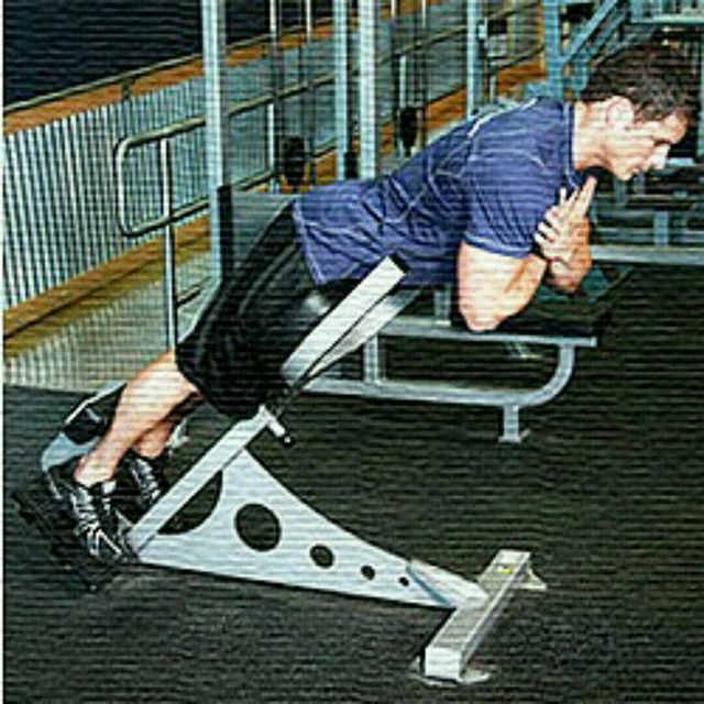 Hiperextensión Excentrica - Exercise How-to - Workout Trainer by Skimble