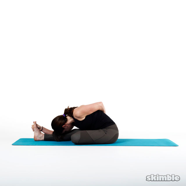Half Bound Lotus - Exercise How-to - Workout Trainer by Skimble