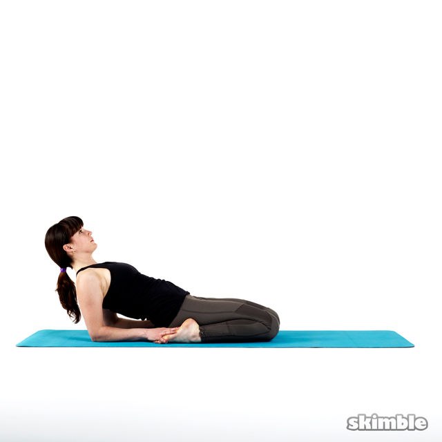 Reclining Hero - Exercise How-to - Skimble Workout Trainer