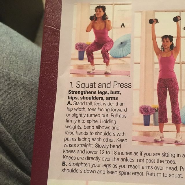 Squat And Press - Exercise How-to - Workout Trainer by Skimble