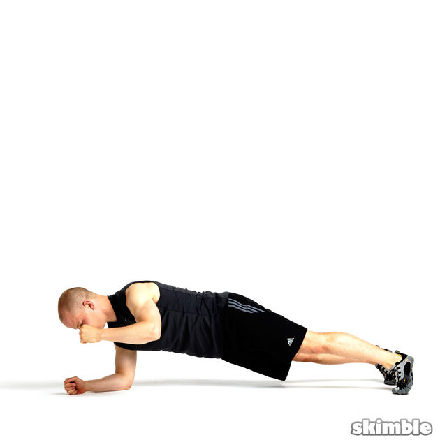Rotating Elbow Plank - 锻炼方法 - Skimble Workout Trainer