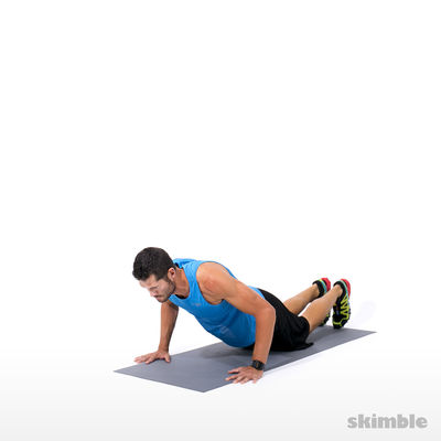 Left Oblique Knee Ab Rollers - Exercise How-to - Skimble
