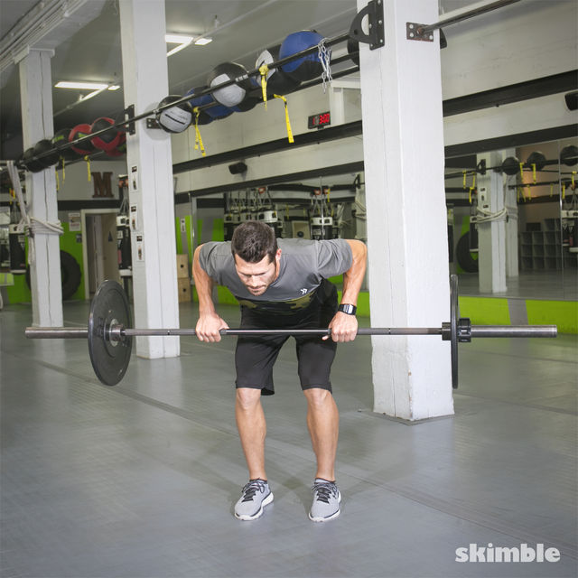 Remo Pendlay - Ejercicio Cómo hacerlo - Skimble Workout Trainer