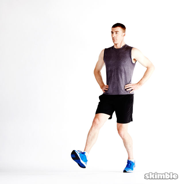 Dynamic Lunges - Exercise How-to - Workout Trainer by Skimble