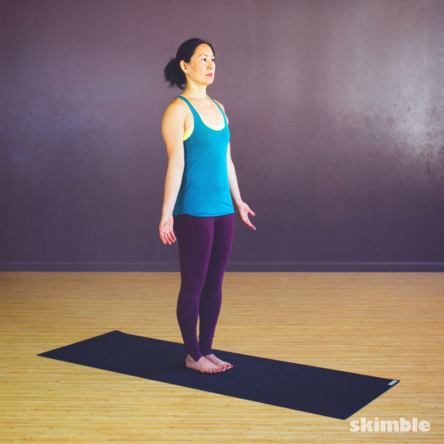 Tree Pose - Exercise How-to - Skimble Workout Trainer
