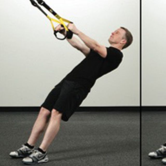 Trx Row Squat by S C. - Exercise How-to - Skimble Workout Trainer