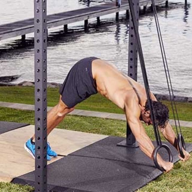 Pike Push Up To Roll by Damien R. - Exercise How-to - Skimble