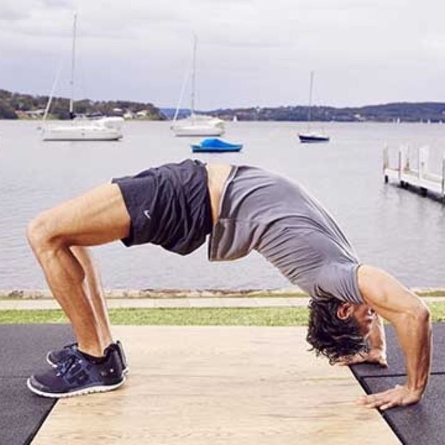 Single Leg Wheel Push Up - Exercise How-to - Workout Trainer by Skimble