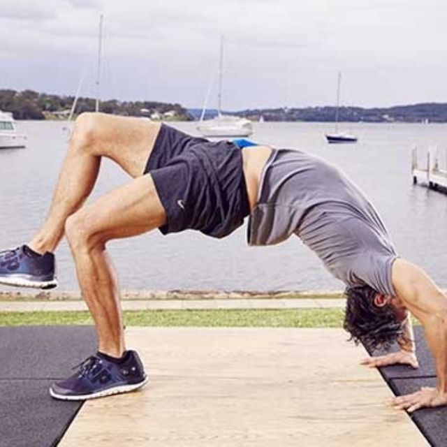 Single Leg Wheel Push Up by Damien R. - Exercise How-to - Skimble