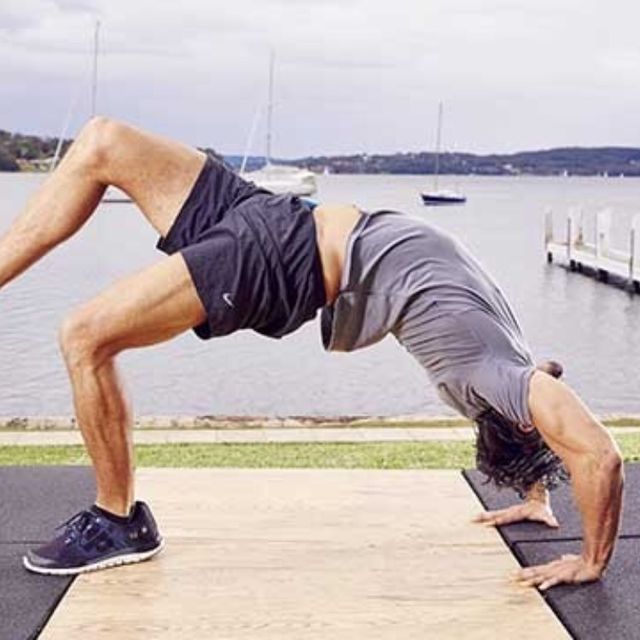 Single Leg Wheel Push Up - Exercise How-to - Workout Trainer by Skimble