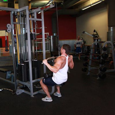 Rear Deltoid Fly machine - Exercise How-to - Workout Trainer by Skimble