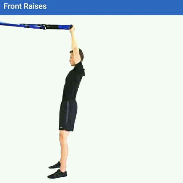 Front Raises TRX by Jamal Felton - Exercise How-to - Skimble