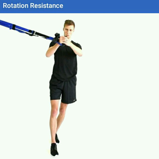 Rotational Resistance TRX by Jamal Felton - Exercise How-to - Skimble