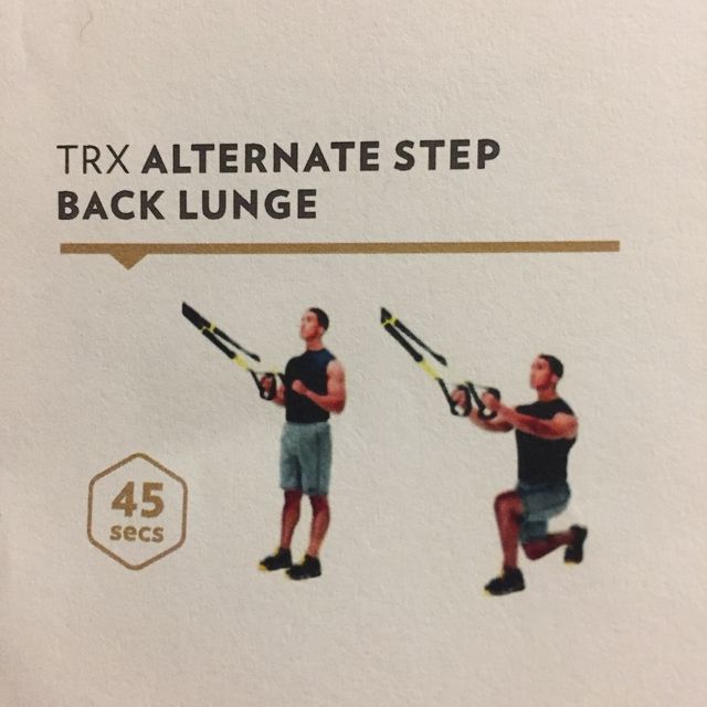 TRX Alternate Step Back Lunge by Carina Reyes - Exercise How-to - Skimble