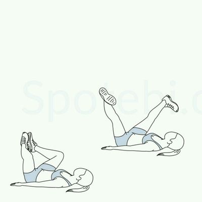 Leg Scissors - Exercise How-to - Workout Trainer by Skimble