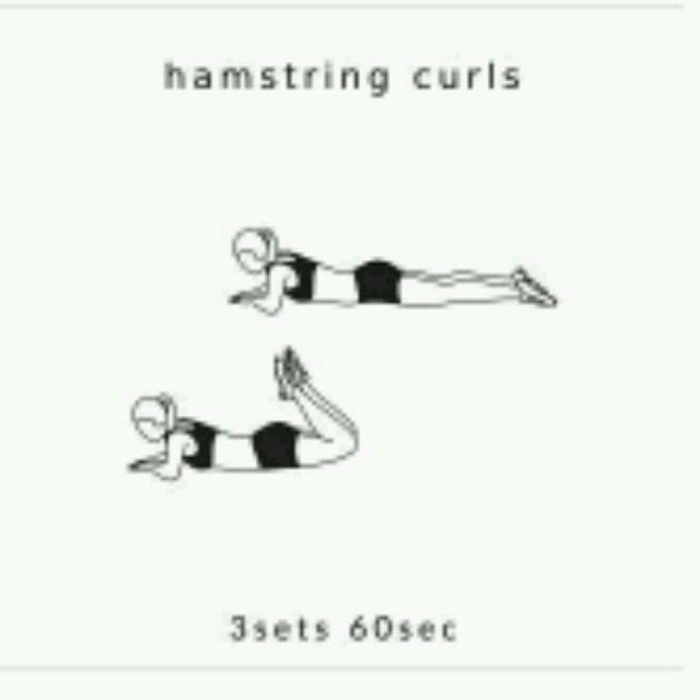 Harmstring Curls 通过 Michelle Oliveira - 锻炼方法 - Skimble