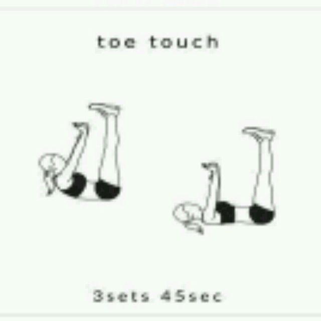 Toe Touch - Exercise How-to - Workout Trainer by Skimble