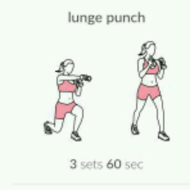 Lunge Punch by Michelle Oliveira - Exercise How-to - Skimble