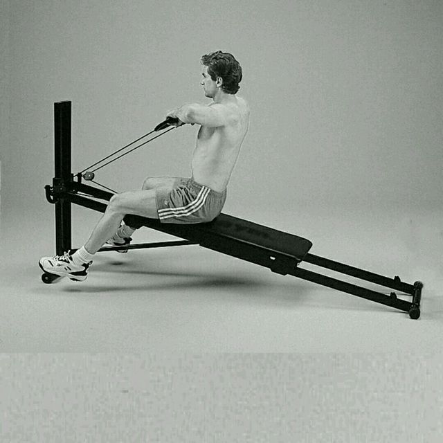 TGS Seated High Pull - Exercise How-to - Workout Trainer by Skimble