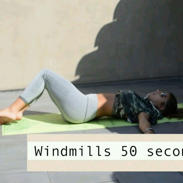 Leg Windmills - Exercise How-to - Workout Trainer by Skimble