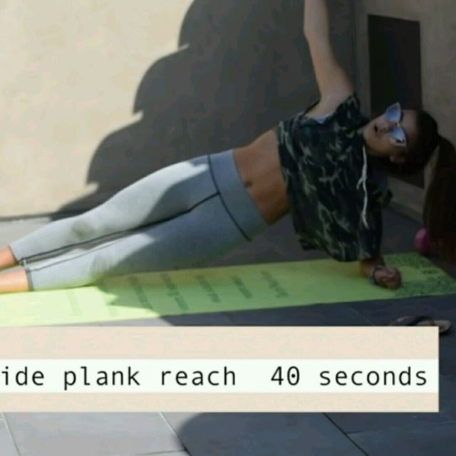 Side Plank Reach by Diani White - Exercise How-to - Skimble