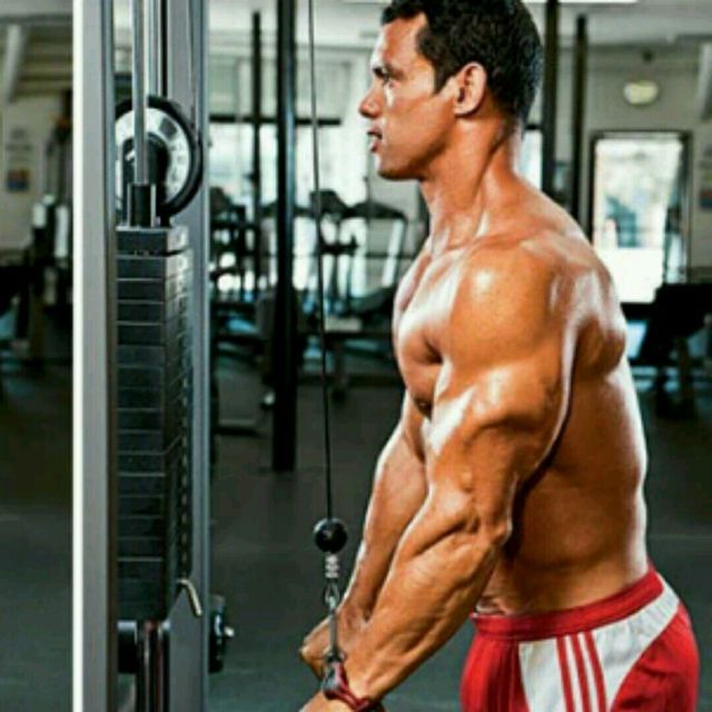 Extensiones Triceps Polea by Carlos Diaz Rincon - Ejercicio Cómo ...