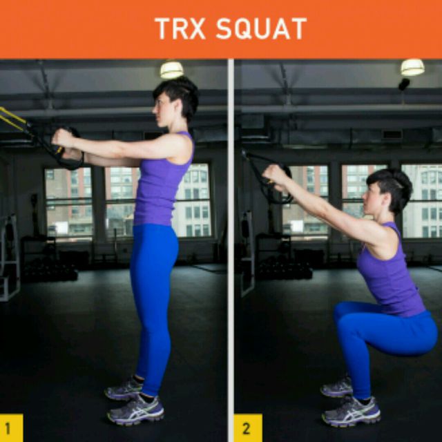 Trx Squats by Michelle Oliveira - Exercise How-to - Skimble