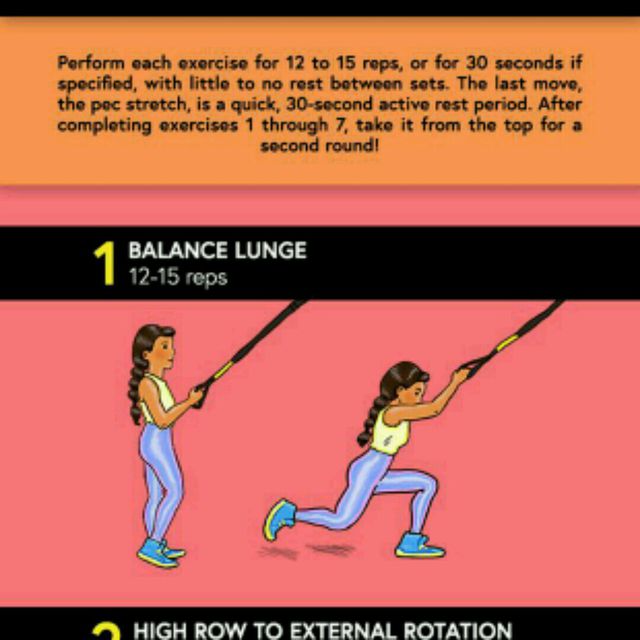 Balance Lunge Trx by Michelle Oliveira - Exercise How-to - Skimble
