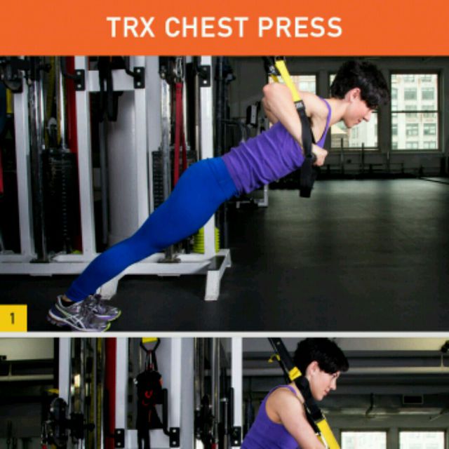 Trx Chest Press by Michelle Oliveira - Exercise How-to - Skimble