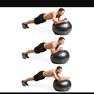 Yoga Ball Elbow Circles Right - Exercise How-to - Workout Trainer by ...