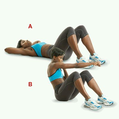 Standing Ab Crunches - Exercise How-to - Workout Trainer by Skimble