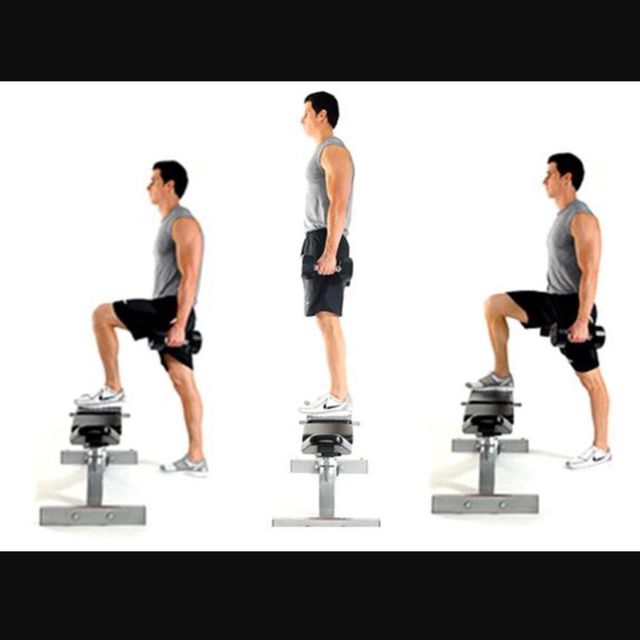 Bench Step Ups Left Leg by Gary Gorospe - Exercise How-to - Skimble