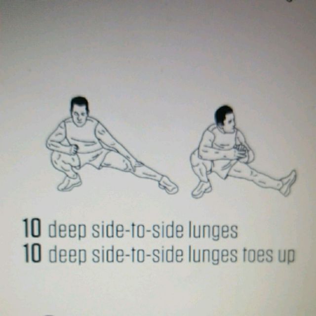 Deep side to side lunges by Toni V. - Exercise How-to - Skimble