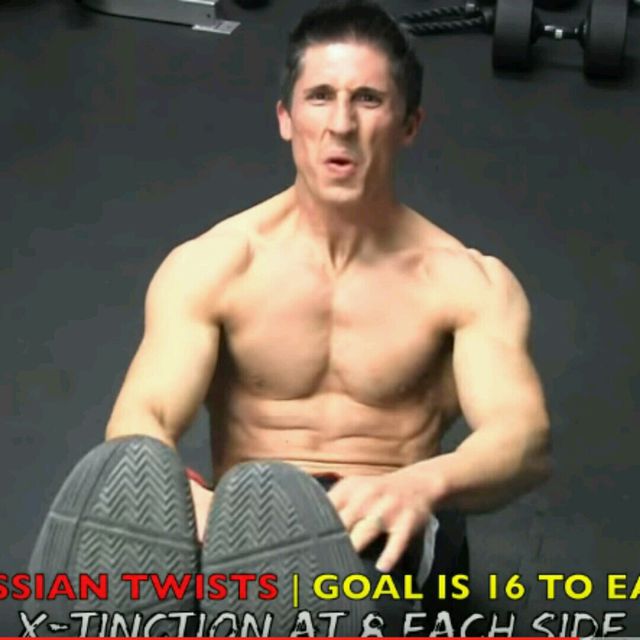 Russian "V" Up Twists - Exercise How-to - Workout Trainer by Skimble